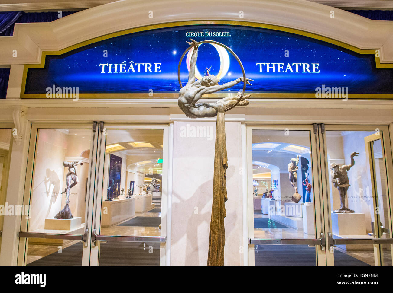 The O theatre at the Bellagio hotel in Las Vegas Stock Photo - Alamy