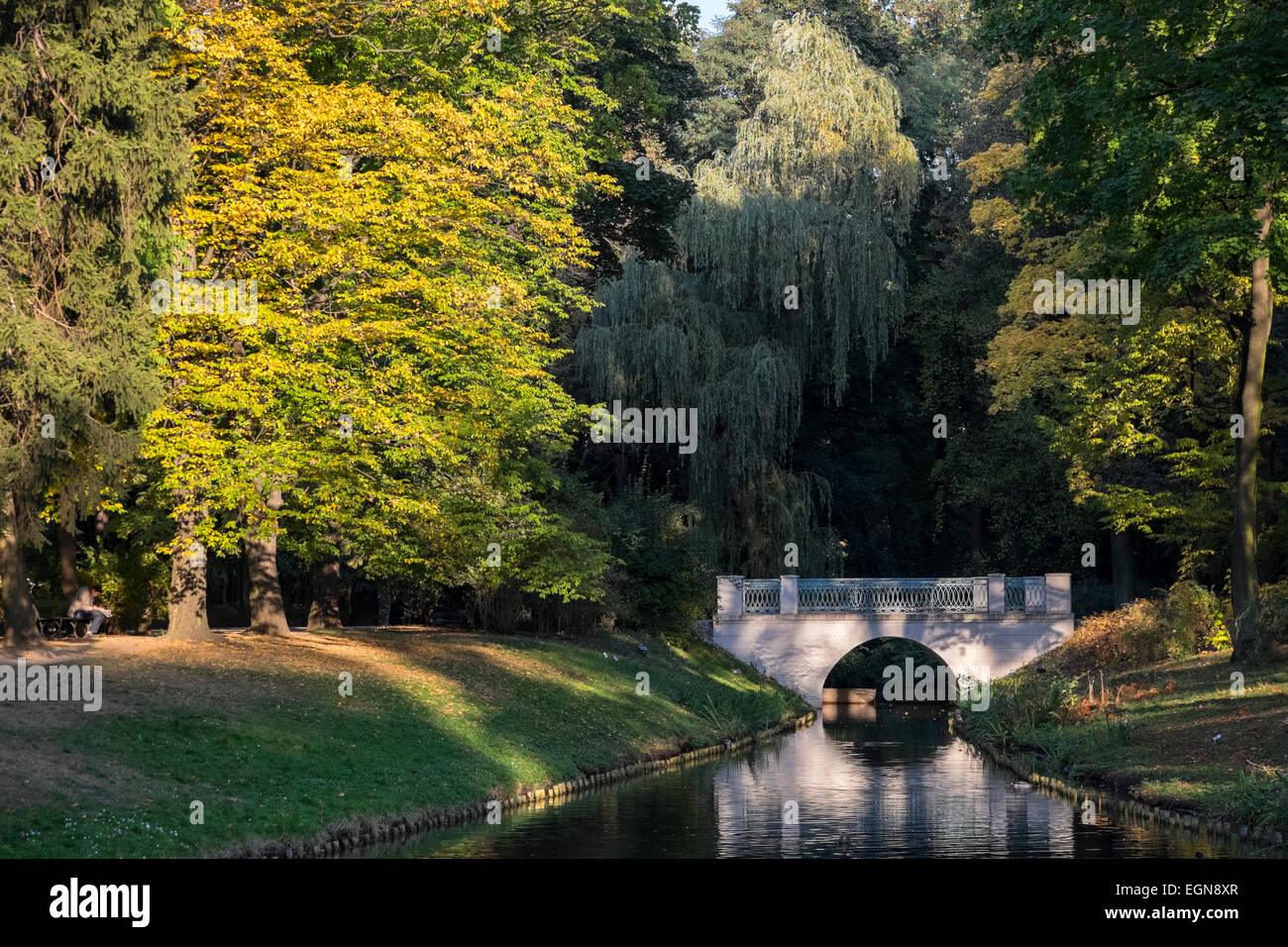 Palace on the Isle in Warsaw's Lazienkowski Park Stock Photo - Alamy