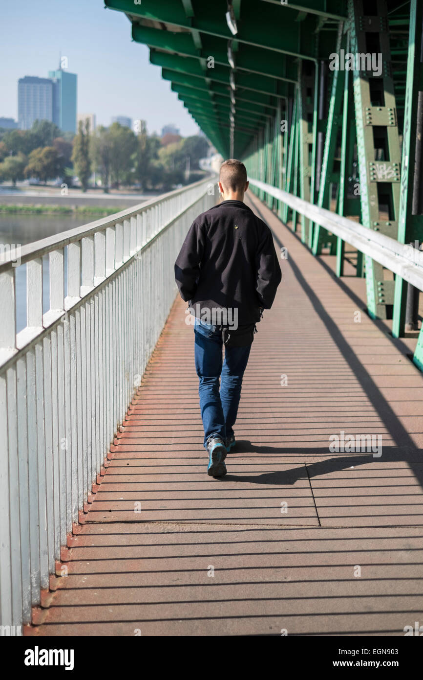 Bridge crossing river in warsaw hi-res stock photography and images - Alamy
