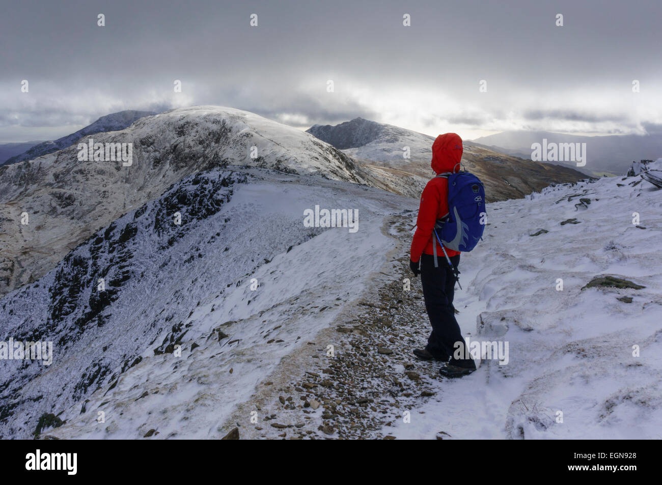 Mountain uk hiker hi-res stock photography and images - Alamy