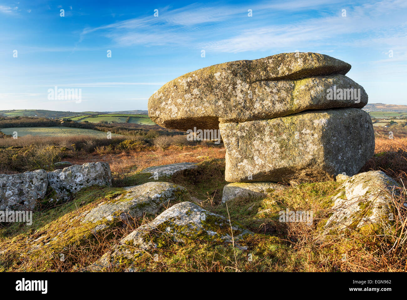 Helman Tor in Cornwall Stock Photo - Alamy