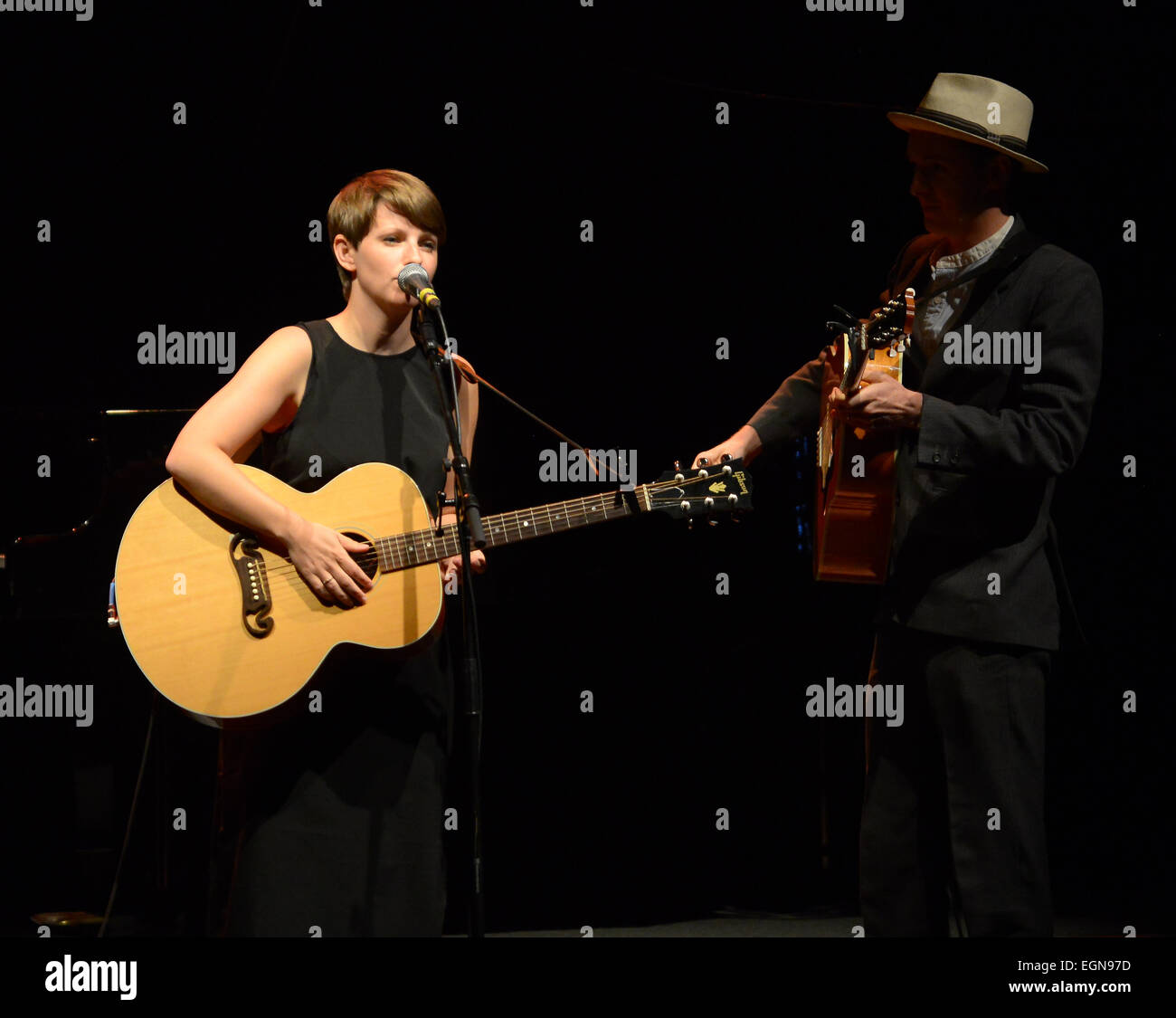 Tori Amos, Trevor Moss and Hannah Lou performing live in concert during ...
