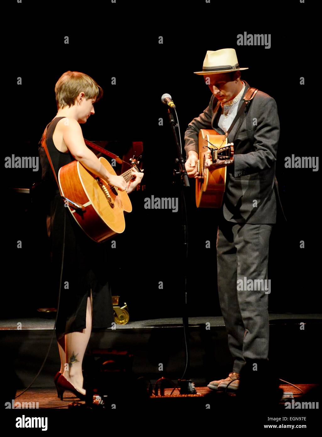 Tori Amos, Trevor Moss and Hannah Lou performing live in concert during ...