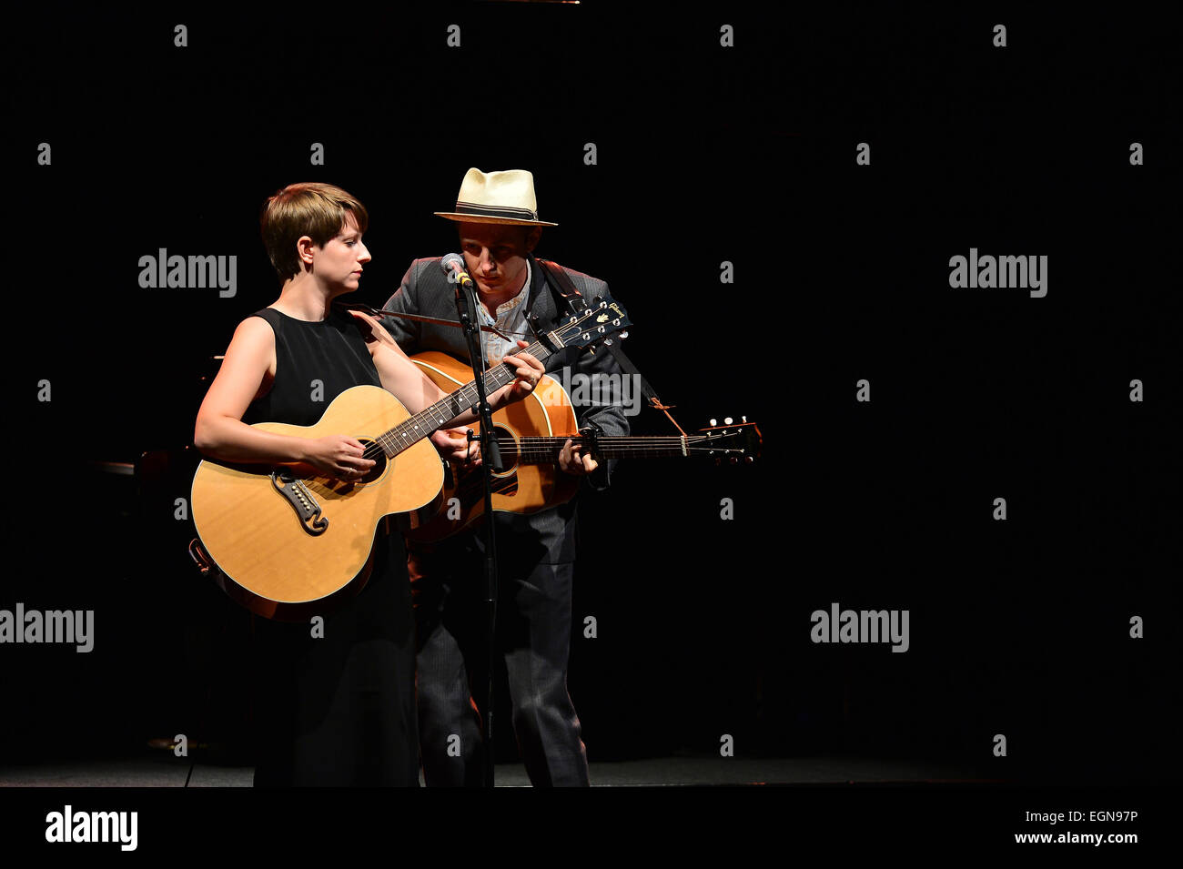 Tori Amos, Trevor Moss and Hannah Lou performing live in concert during ...
