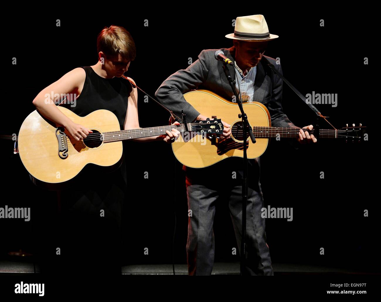 Tori Amos, Trevor Moss and Hannah Lou performing live in concert during ...