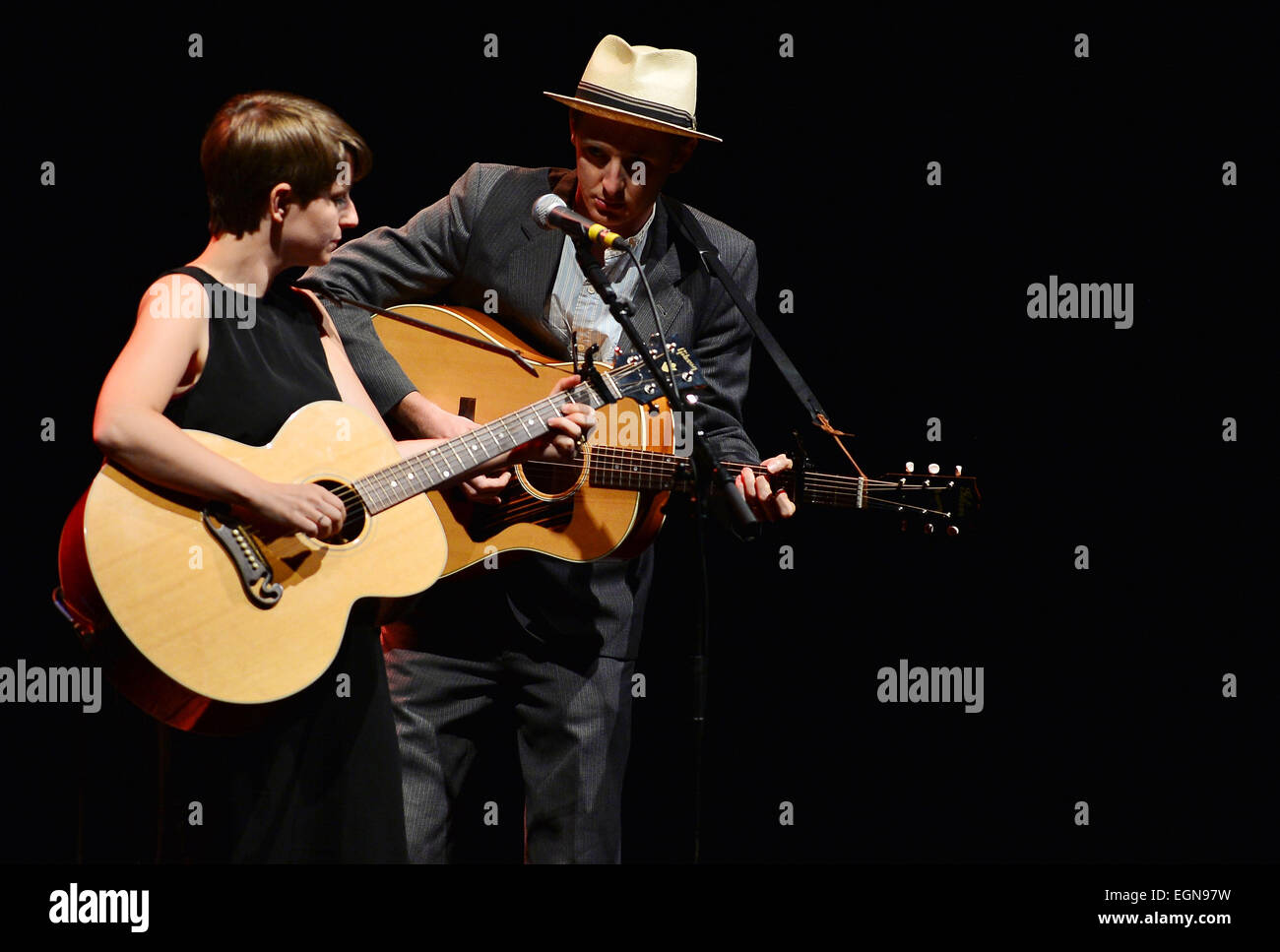 Tori Amos, Trevor Moss and Hannah Lou performing live in concert during ...