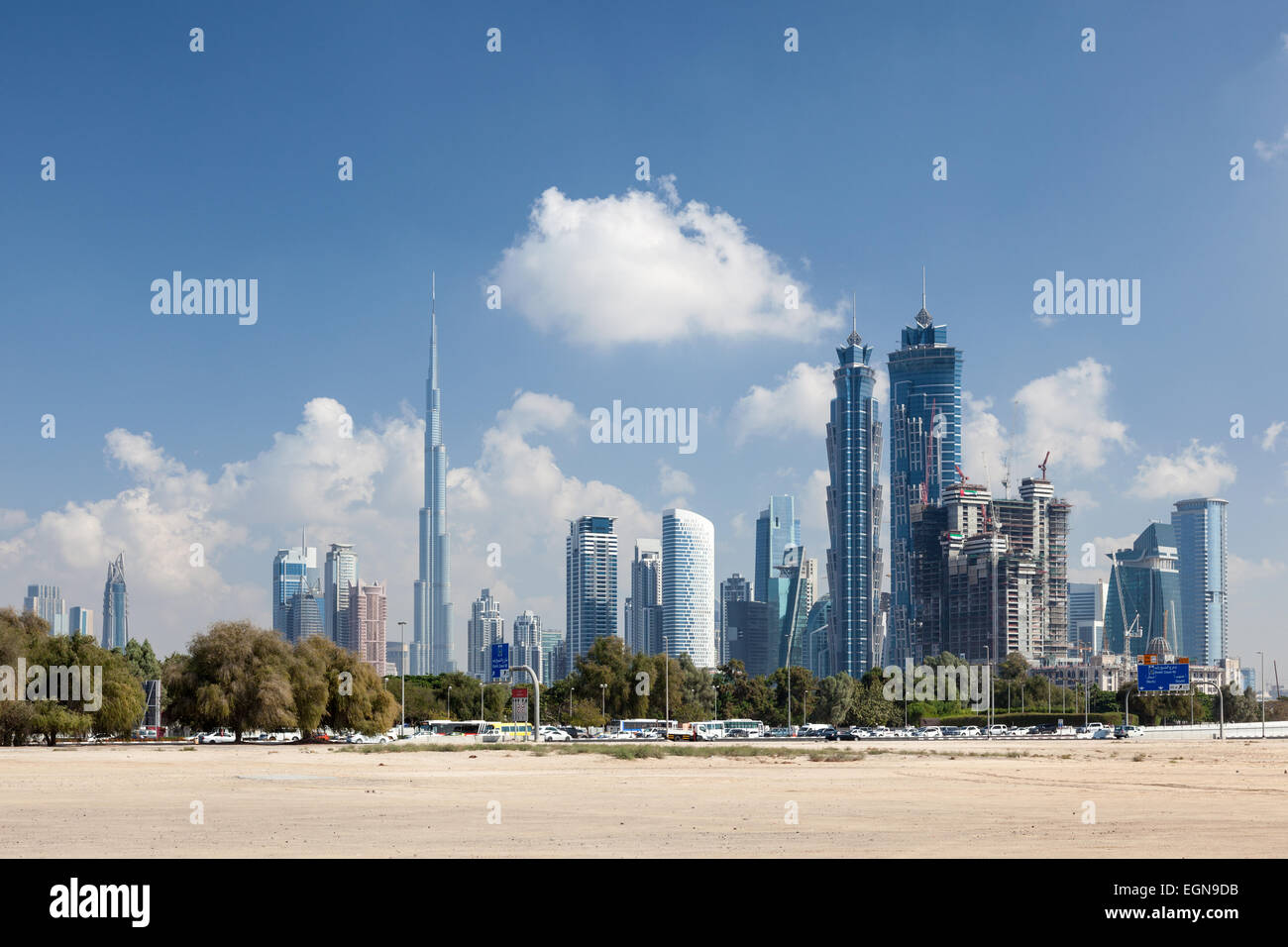 Skyline of Dubai, United Arab Emirates Stock Photo - Alamy