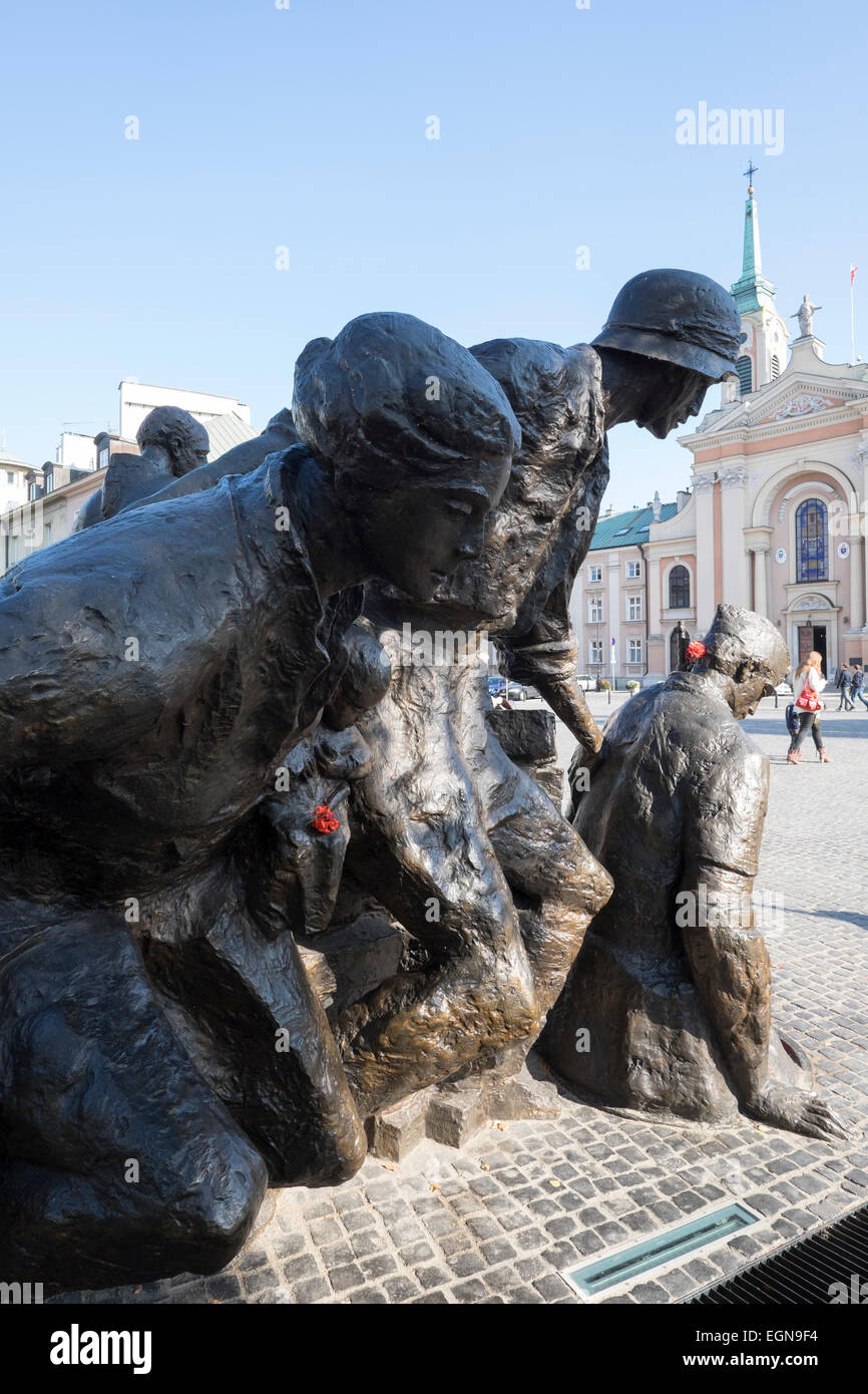 Warsaw uprising memorial hi-res stock photography and images - Alamy