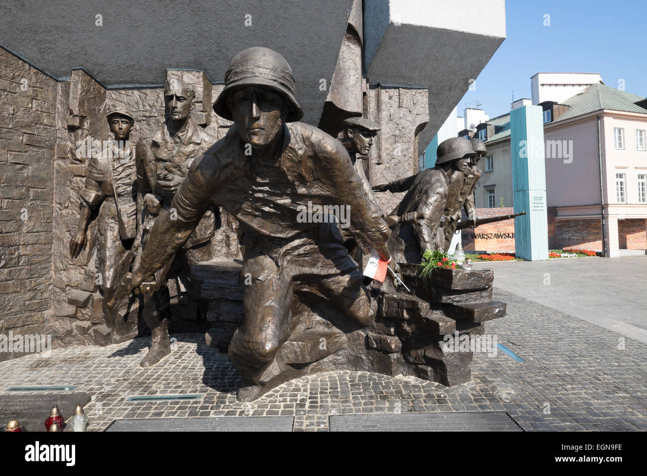 Warsaw uprising Memorial, Poland Stock Photo - Alamy