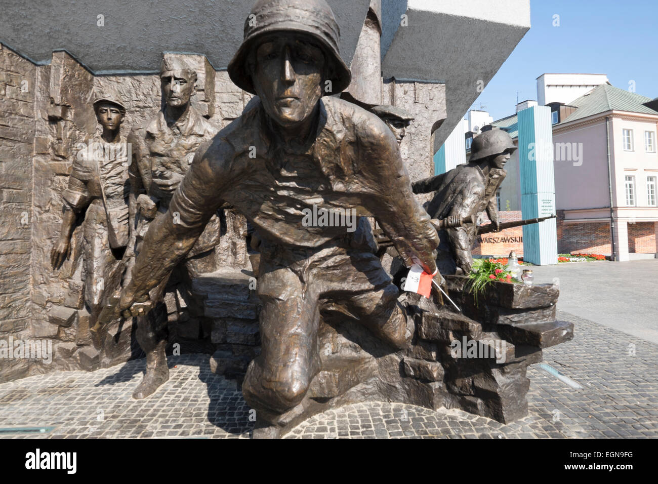 Warsaw uprising Memorial, Poland Stock Photo - Alamy