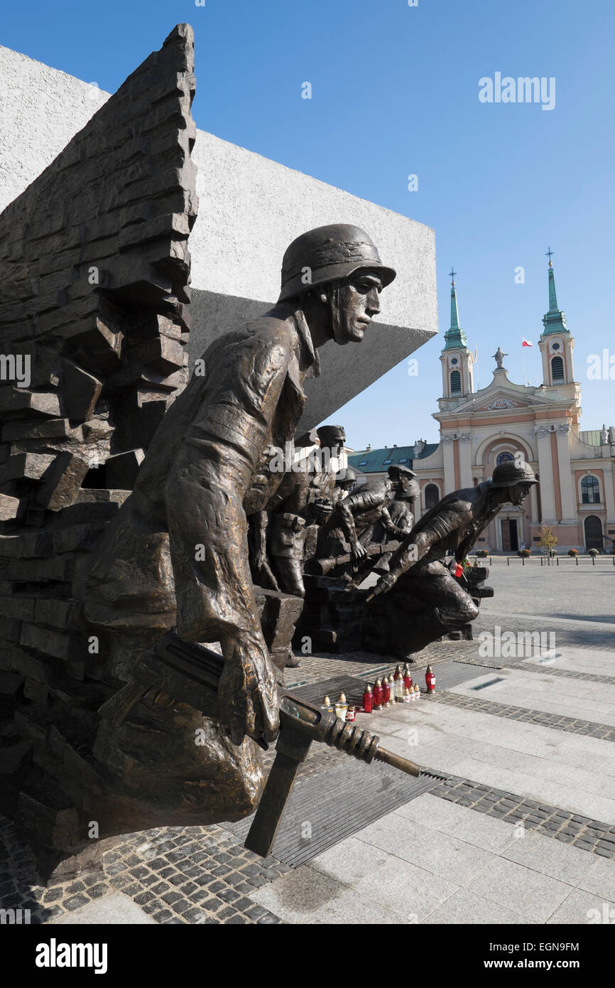 Warsaw uprising Memorial, Poland Stock Photo - Alamy