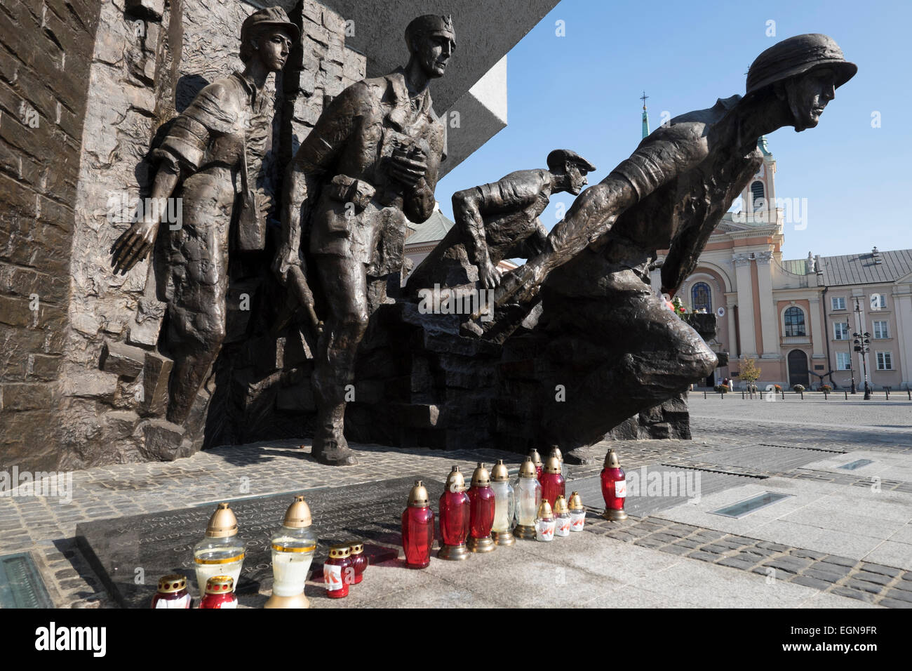 Warsaw uprising Memorial, Poland Stock Photo - Alamy