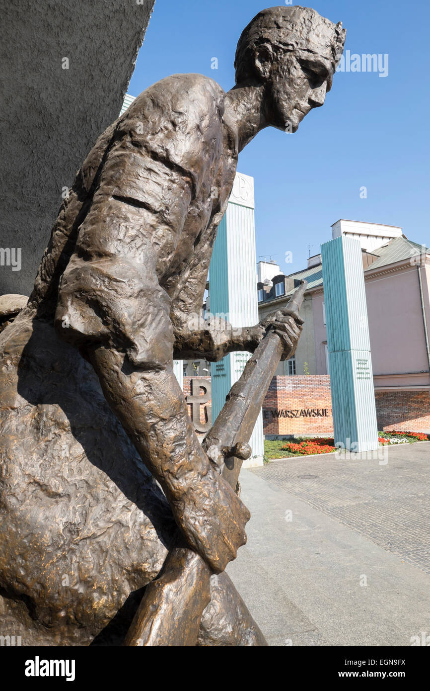 Warsaw uprising Memorial, Poland Stock Photo - Alamy