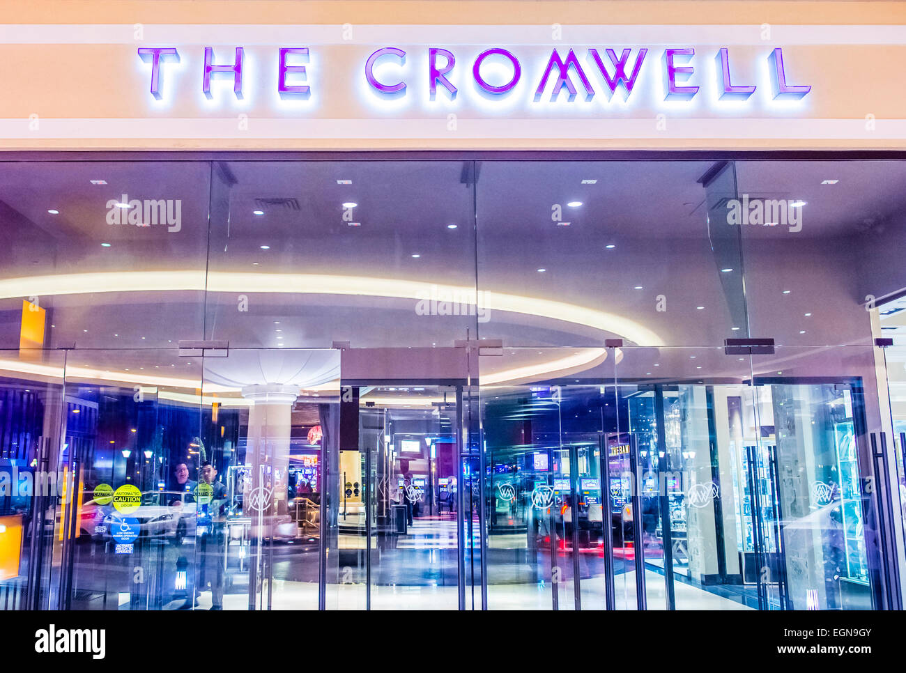 The Cromwell Hotel casino interior in Las Vegas Stock Photo - Alamy