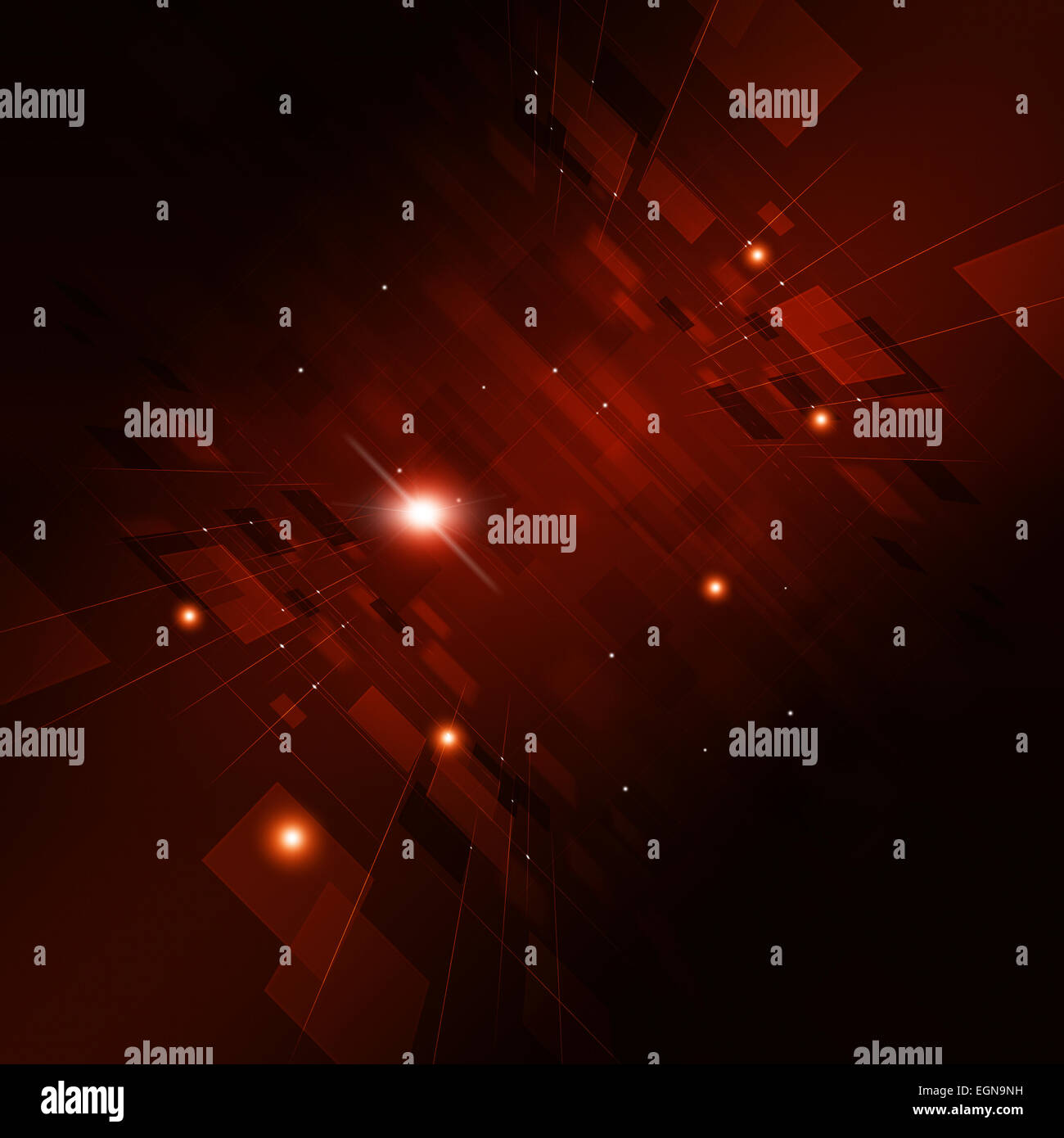 Red technology background hi-res stock photography and images - Alamy