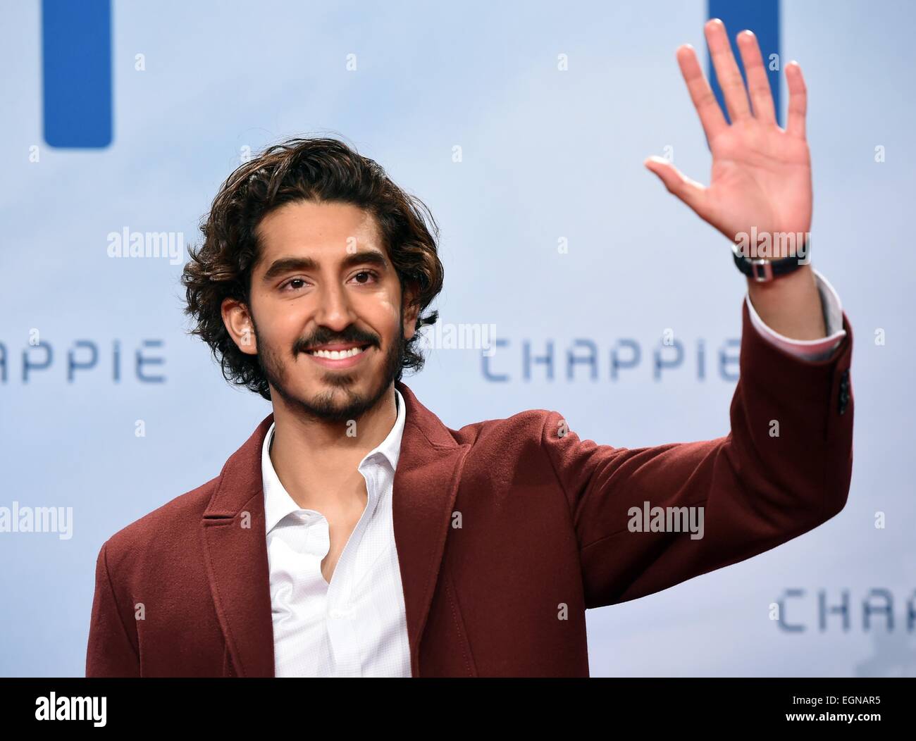 British actor Dev Patel attends the fan event for her new film 'Chappie ...