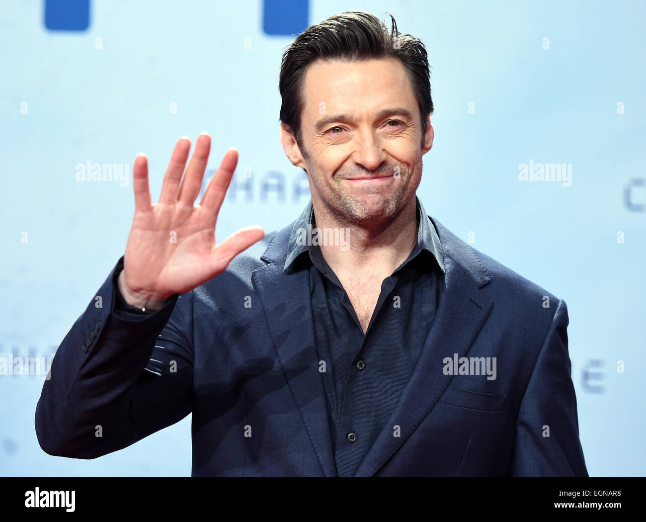 Australian actor Hugh Jackman attends the fan event for her new film ...