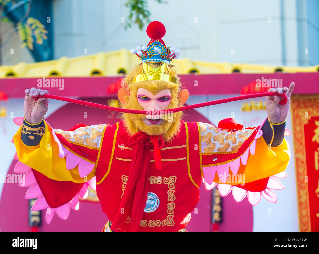 Actor dressed monkey king perform hi-res stock photography and images ...
