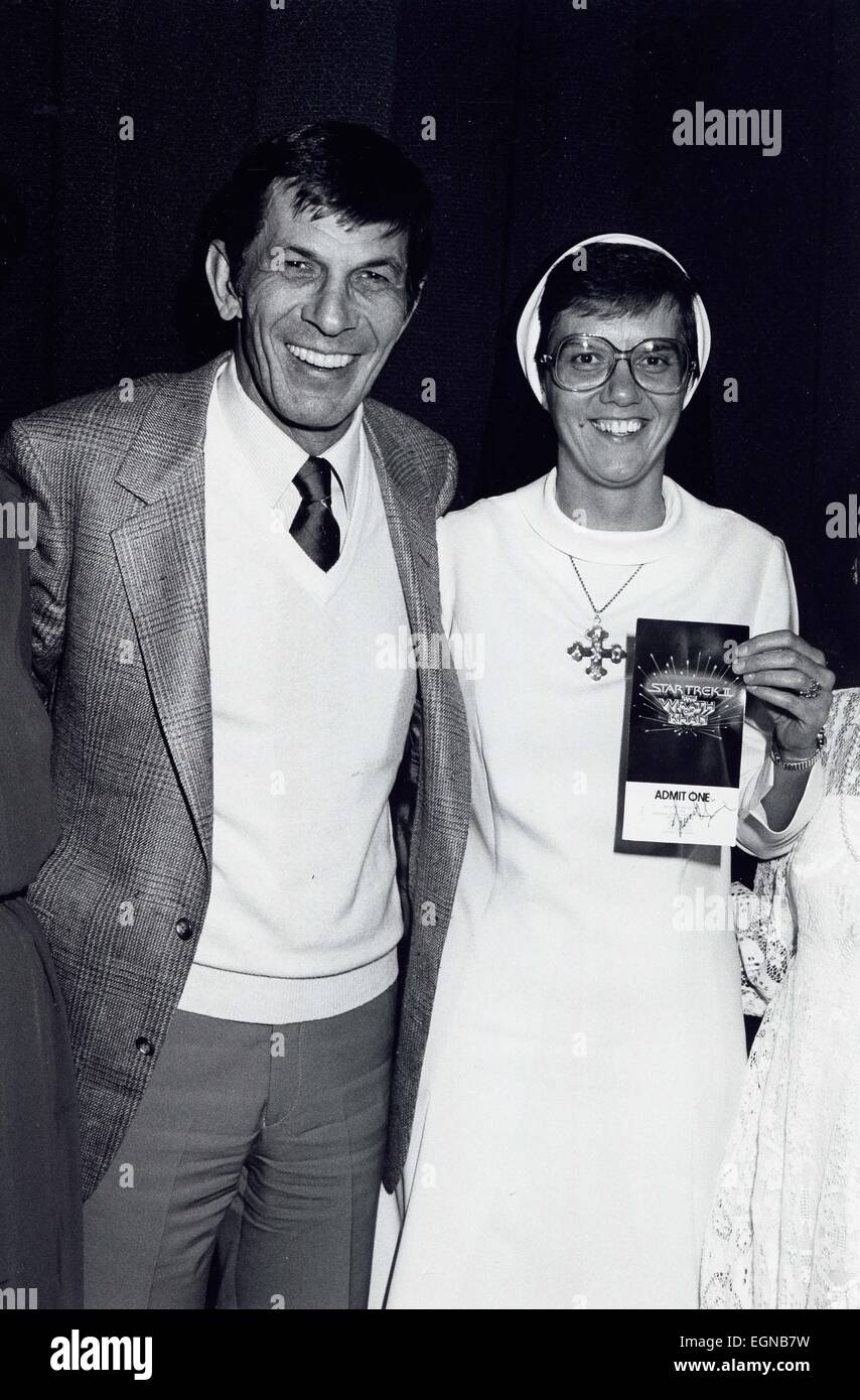 Leonard nimoy and wife susan bay hi-res stock photography and images ...