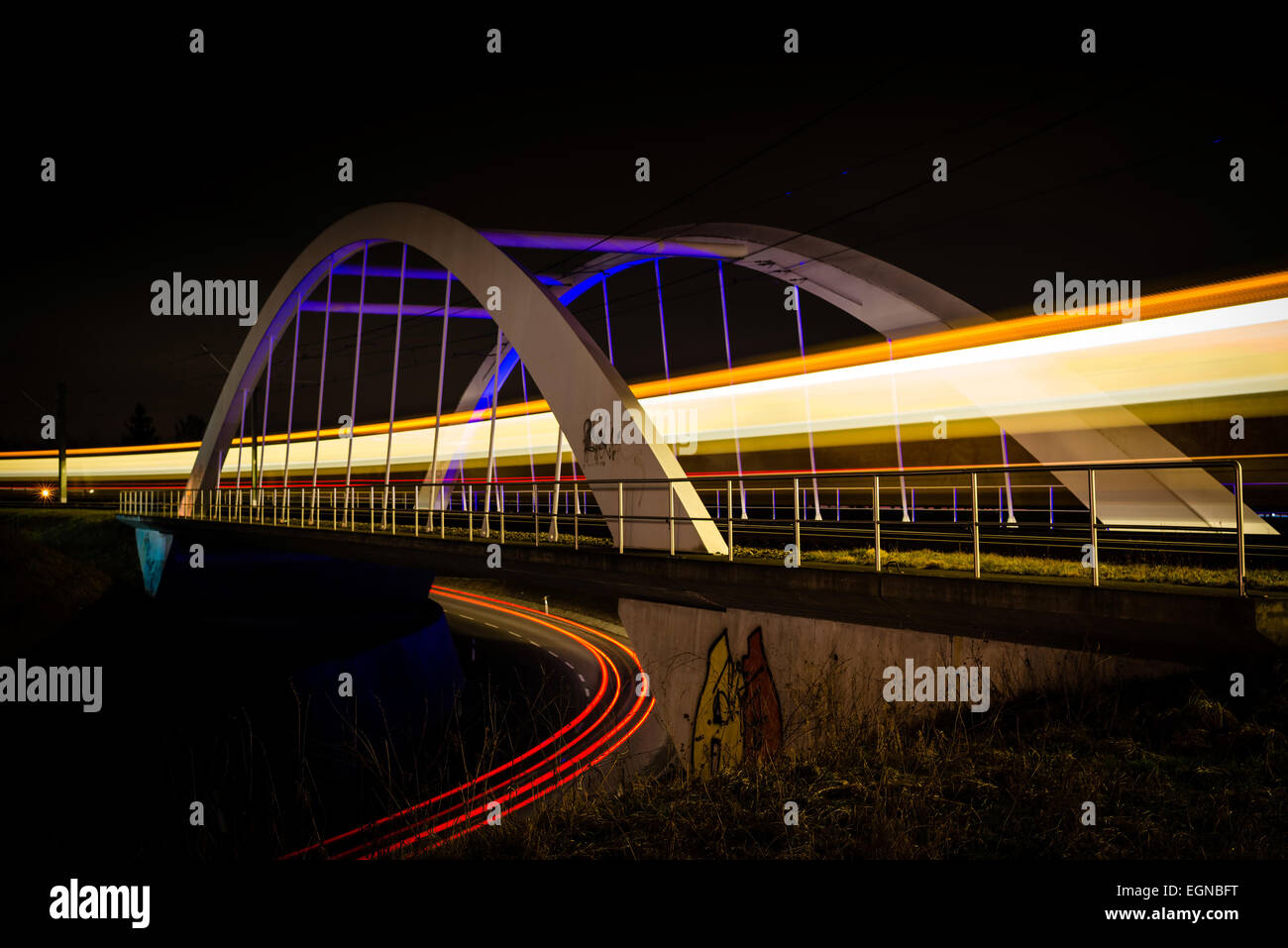 Night train germany hi-res stock photography and images - Alamy