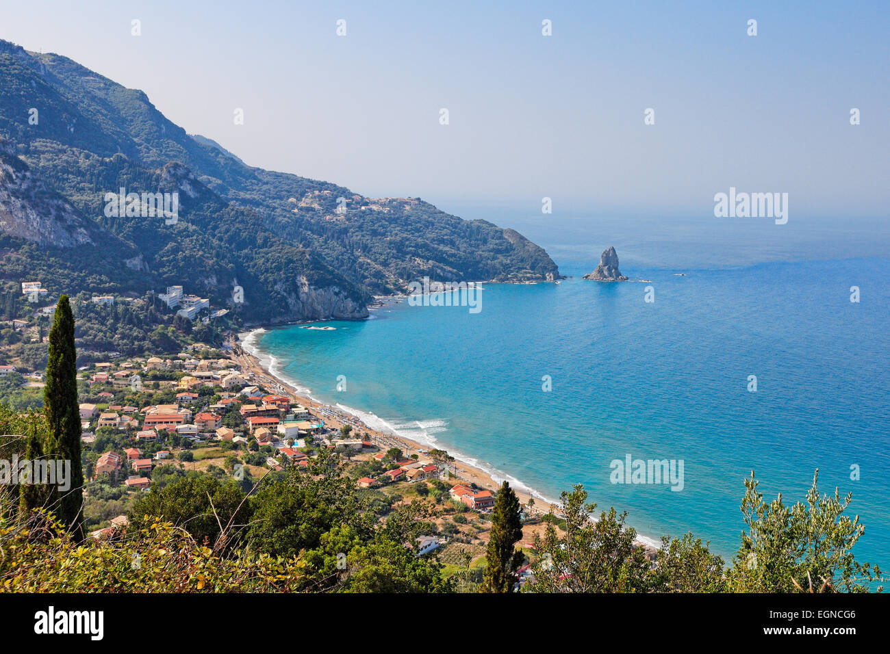Agios gordios beach corfu hi-res stock photography and images - Alamy