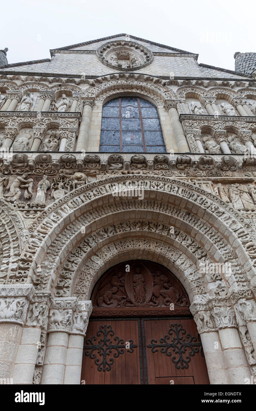 Eglise notre dame la grande de poitiers hi-res stock photography and ...