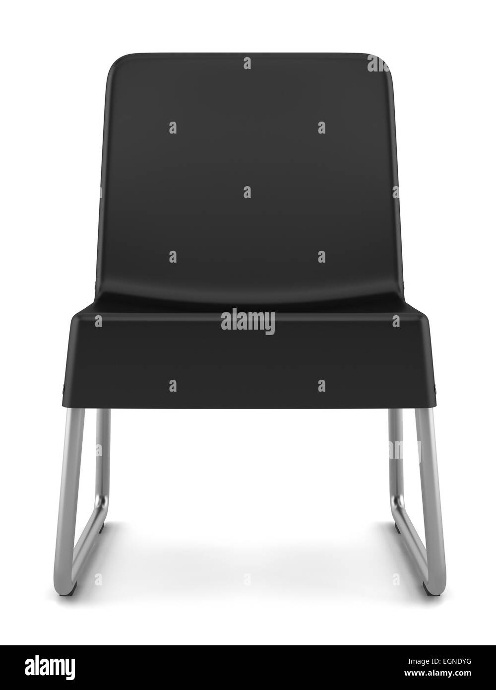 modern black chair isolated on white background Stock Photo - Alamy