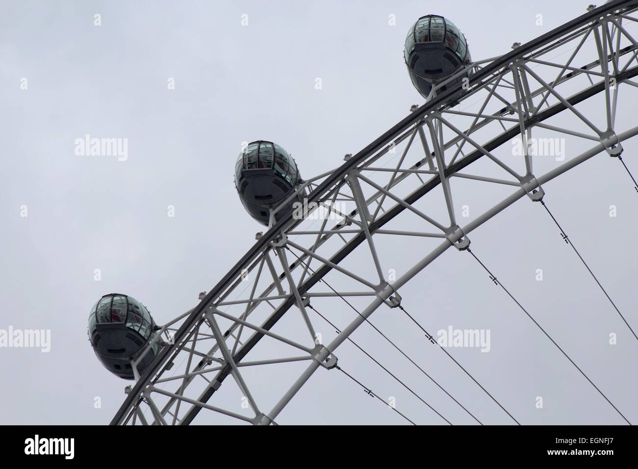 Top section view of the London Eye, City of London, UK Stock Photo - Alamy