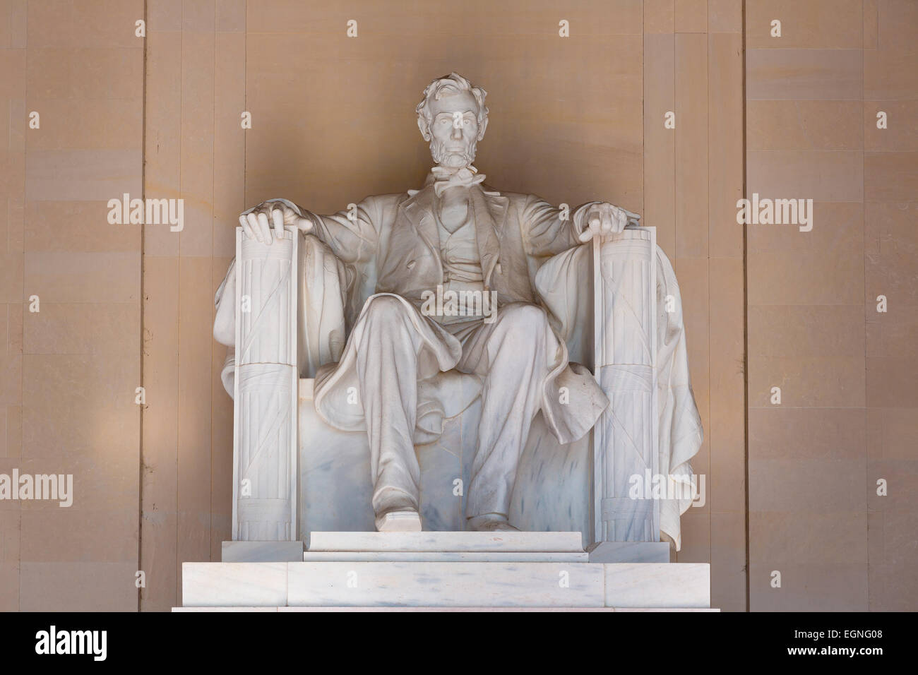 Abraham Lincoln Memorial building Washington DC US USA Stock Photo - Alamy