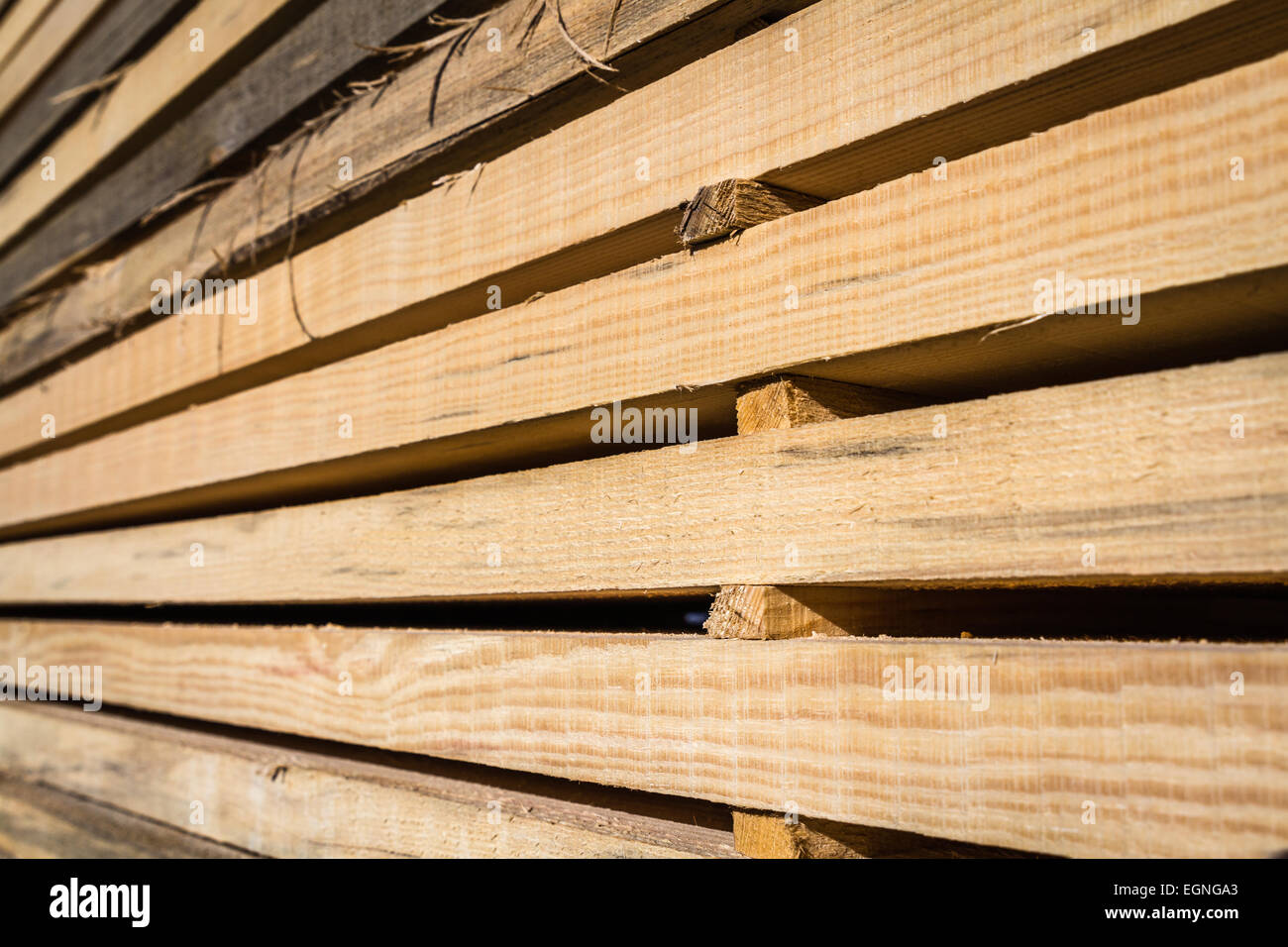 Stacked wood pine timber for furniture production and construction ...