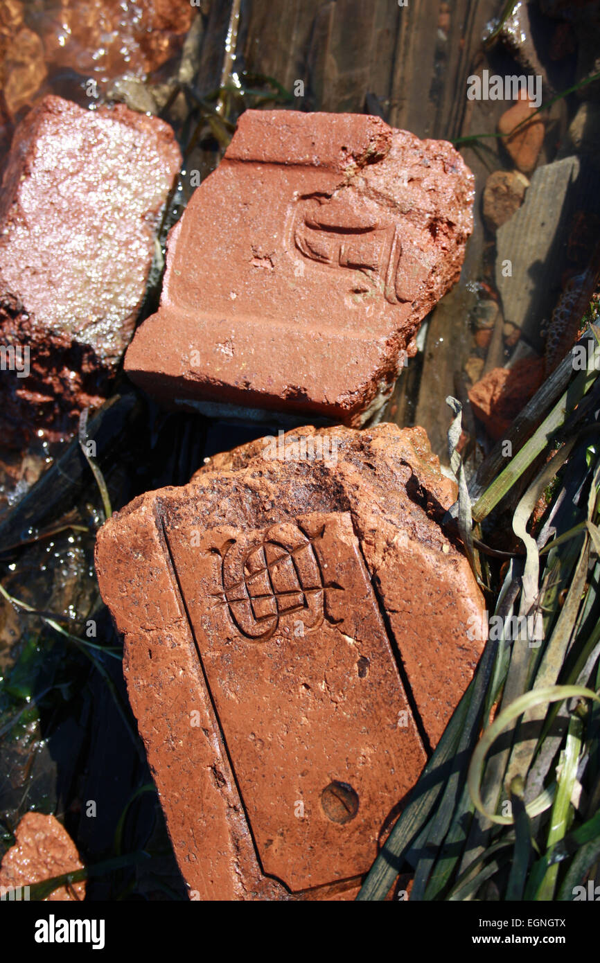The brick which was issued at factory of mister Putjatina, during board ...
