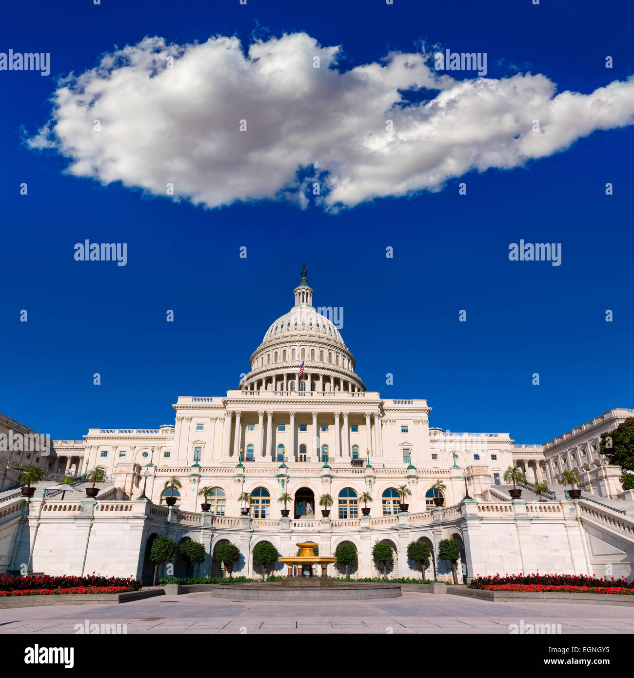 Capitol building Washington DC sunlight day USA US congress Stock Photo ...
