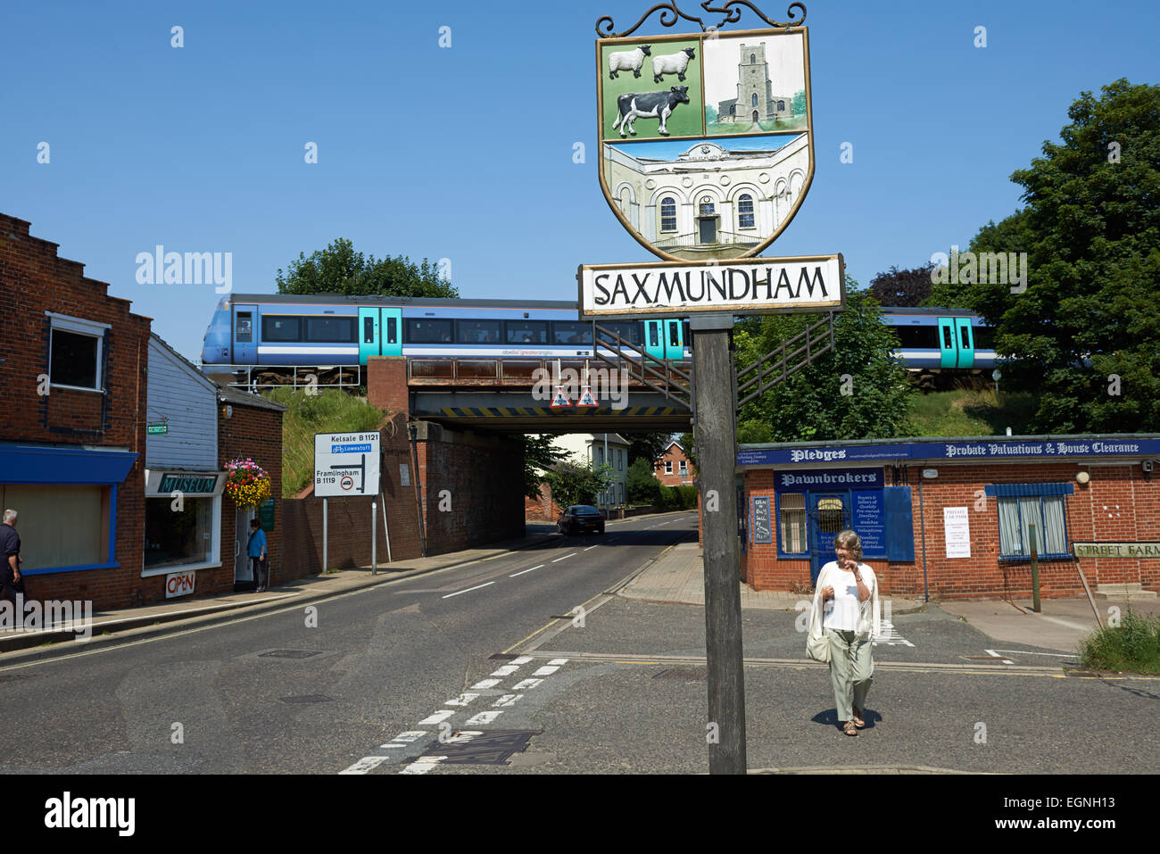 Saxmundham, Suffolk, UK Stock Photo - Alamy