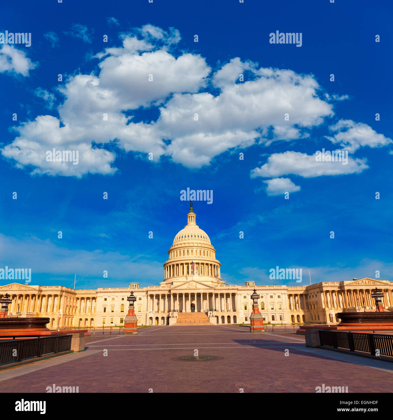 Capitol building Washington DC eastern facade USA US congress Stock ...