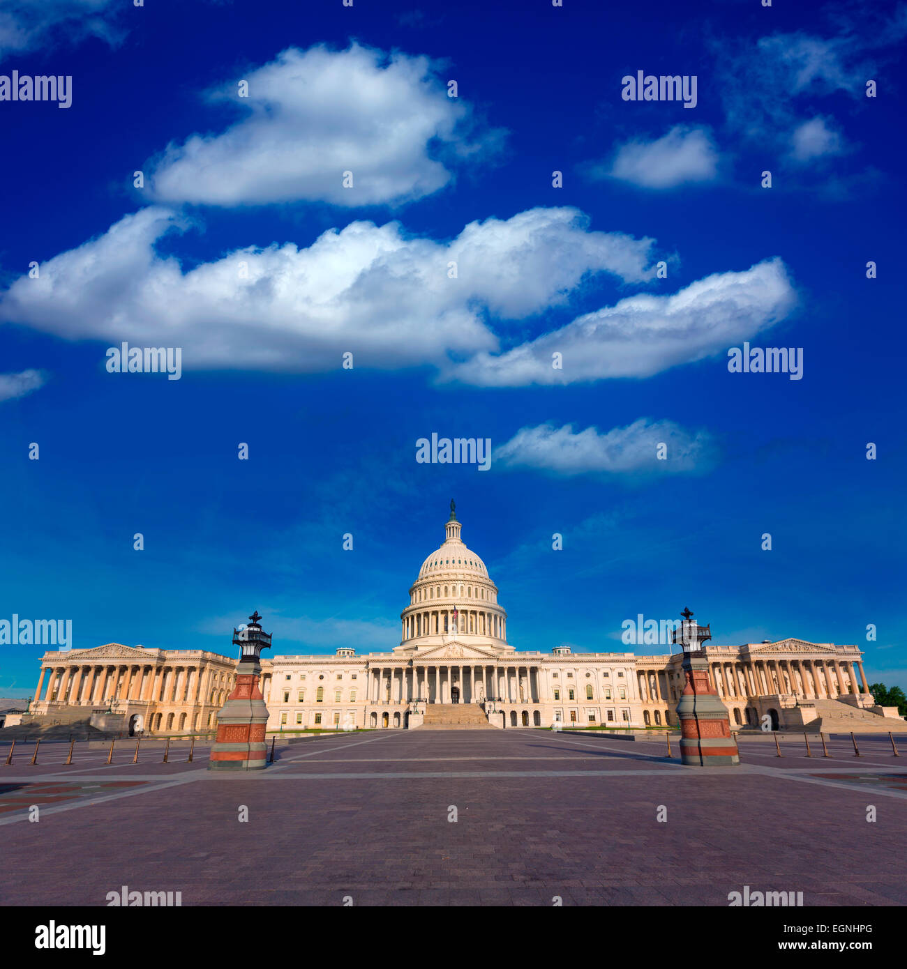 Capitol building Washington DC eastern facade USA US congress Stock ...