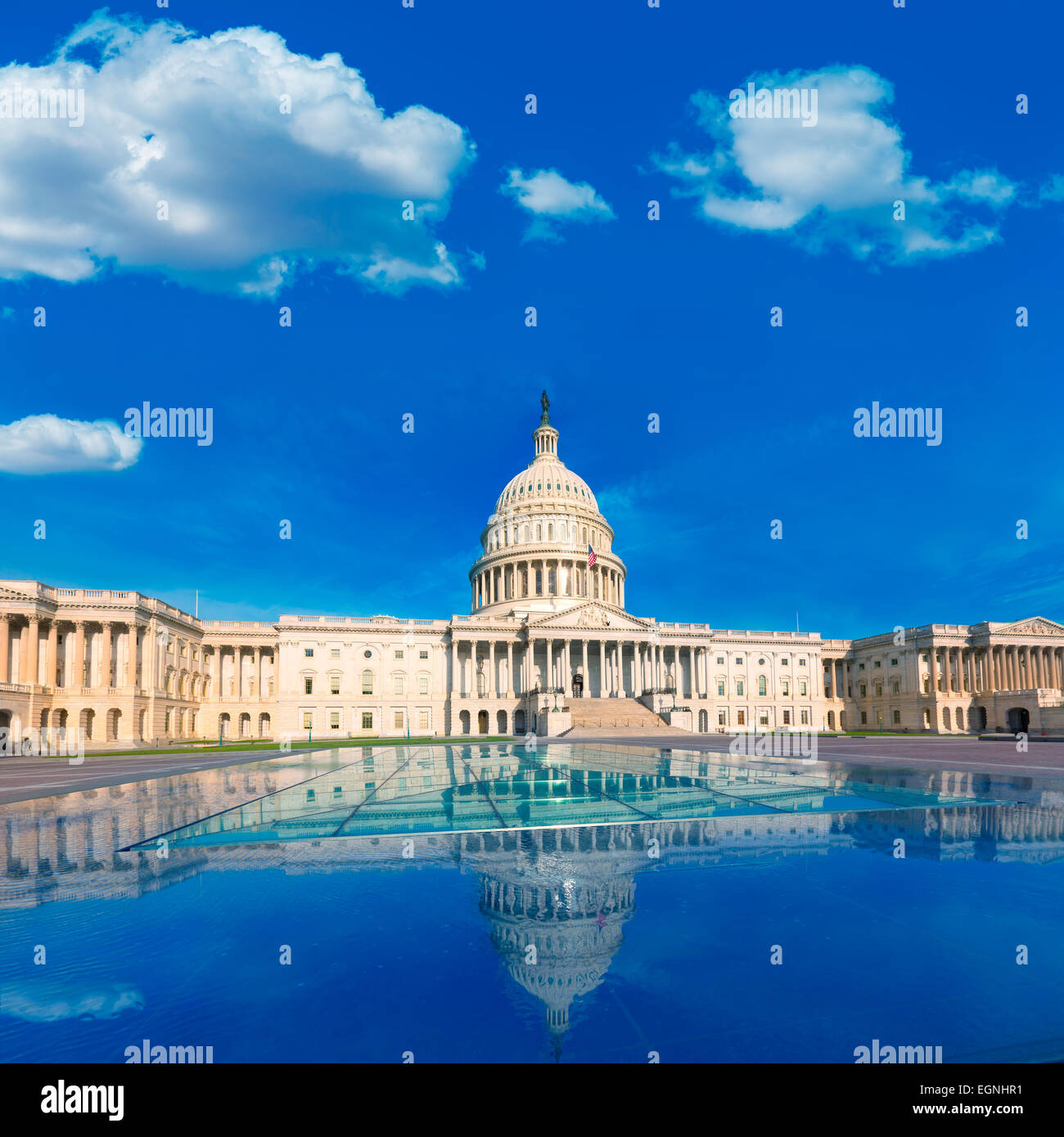 Capitol building Washington DC eastern facade USA US congress Stock ...