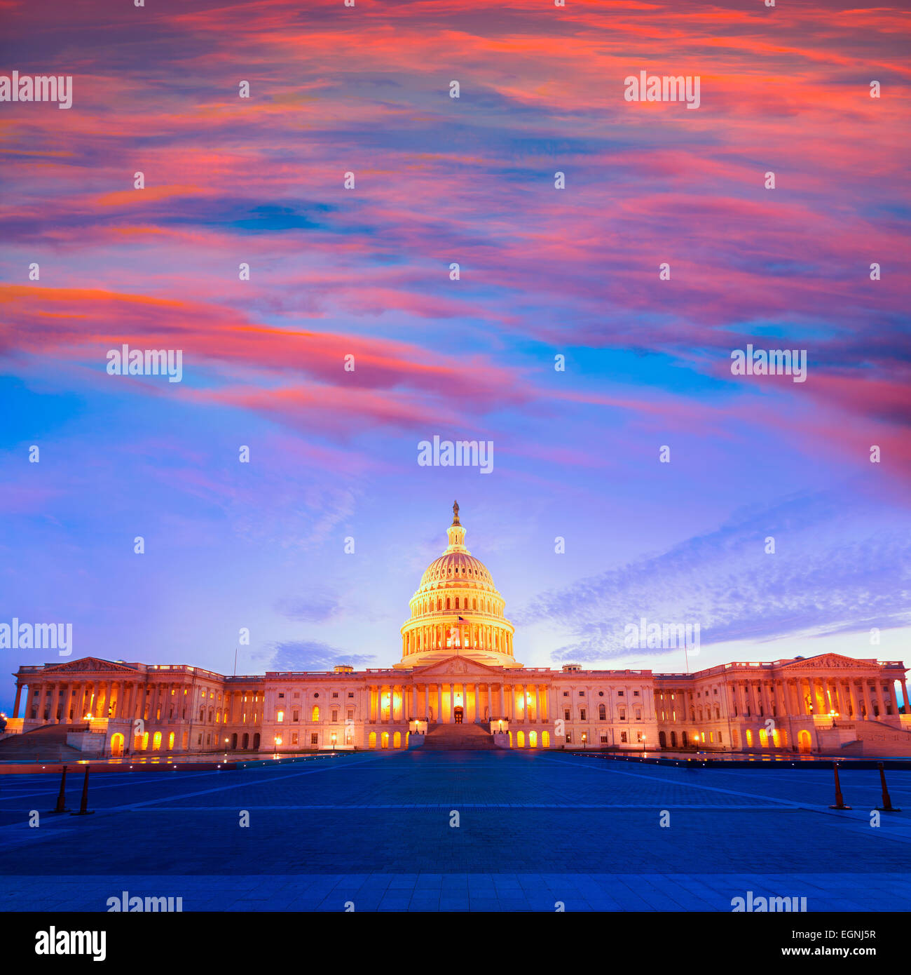 Washington dc sunset hi-res stock photography and images - Alamy