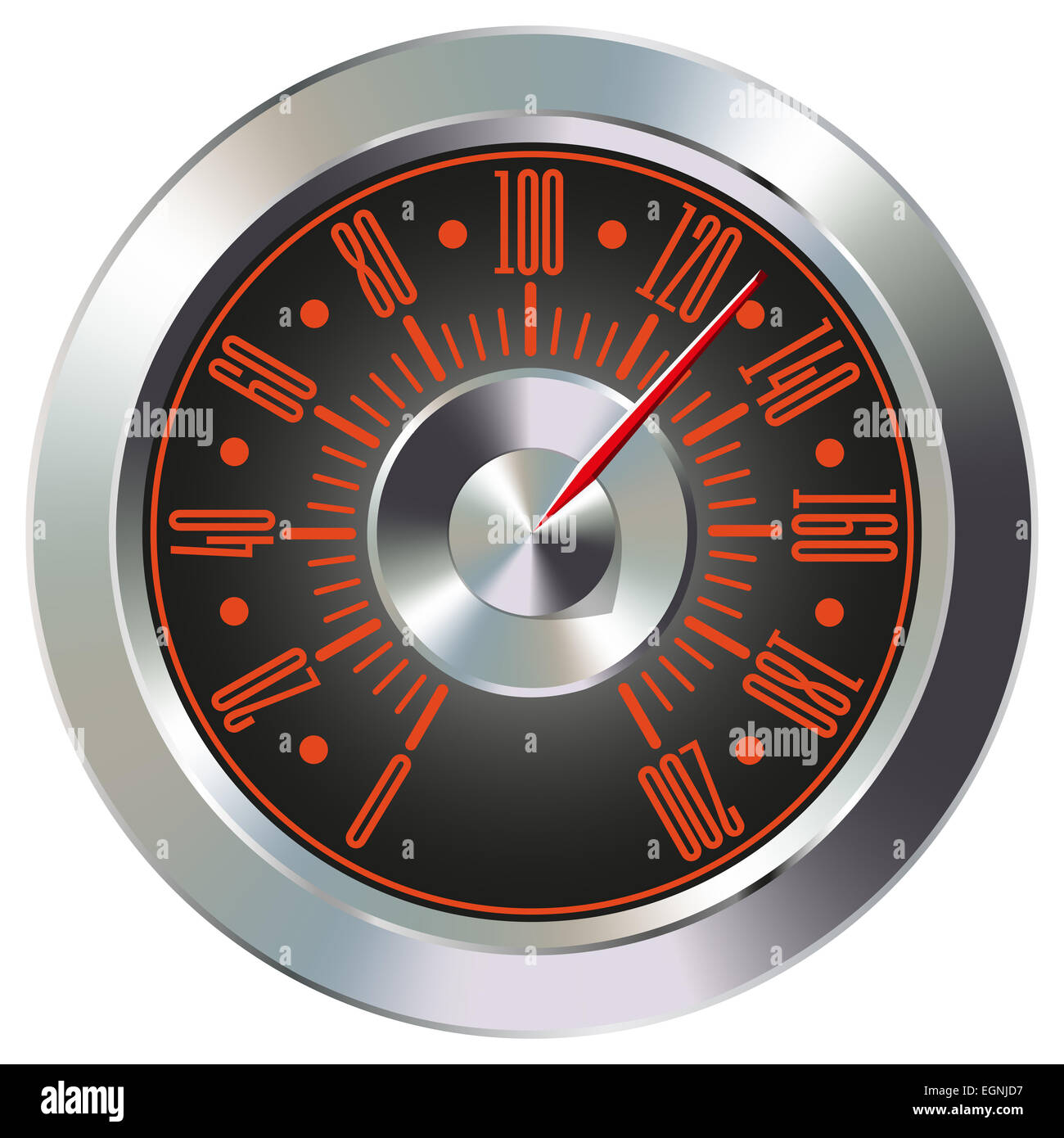 Speedometer vector illustration Cut Out Stock Images & Pictures - Alamy