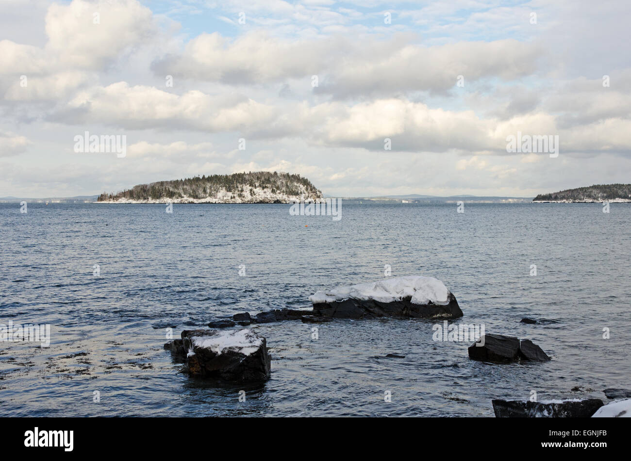 The Porcupine Islands Off Bar Harbor Maine Are Drumlins Formed By