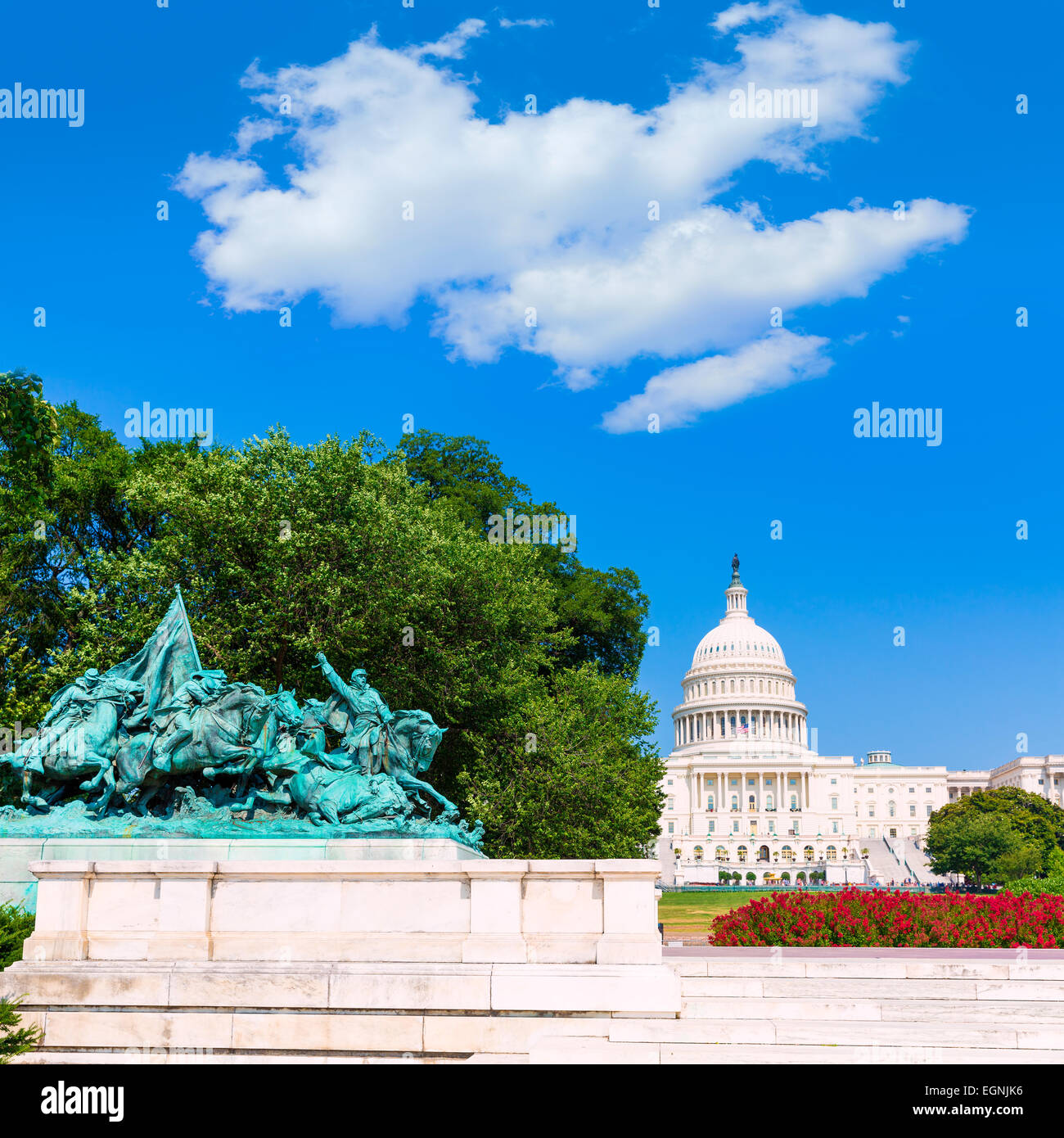 Capitol building Washington DC sunlight USA congress US Stock Photo - Alamy