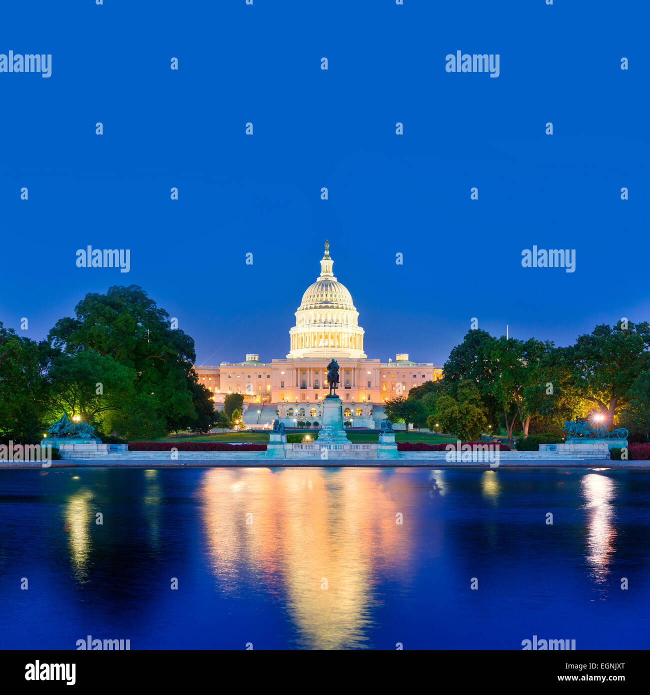 Capitol building sunset congress of USA Washington DC US Stock Photo ...