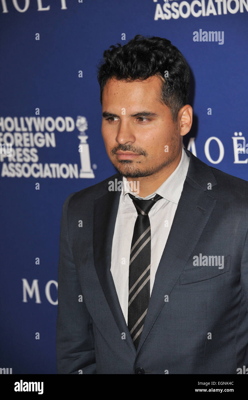 BEVERLY HILLS, CA - AUGUST 14, 2014: Actor Michael Peña at the ...