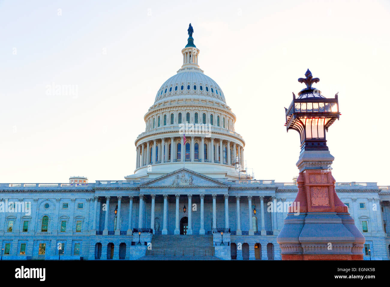 Capitol building Washington DC eastern facade USA US congress Stock ...