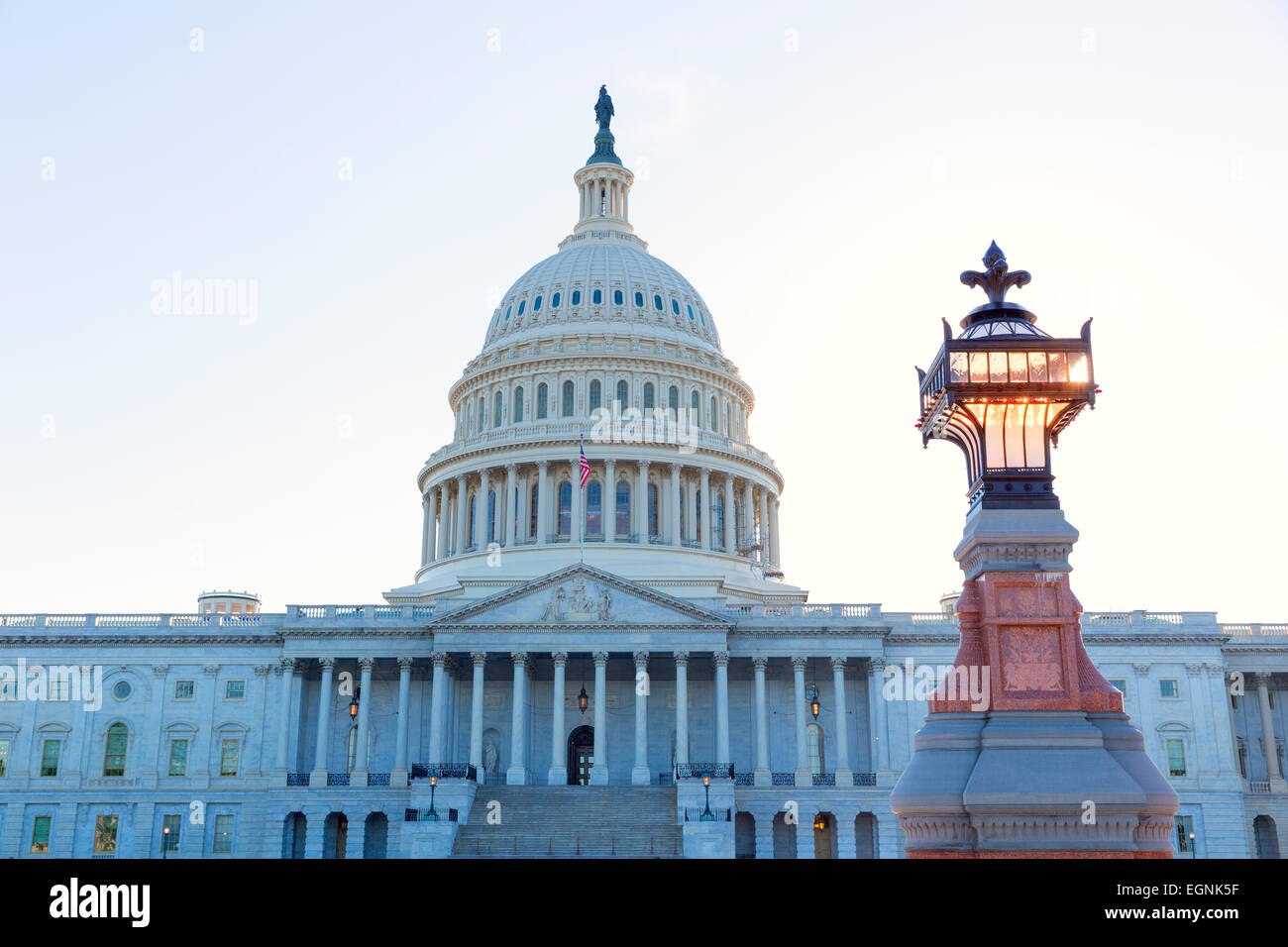Capitol building Washington DC eastern facade USA US congress Stock ...