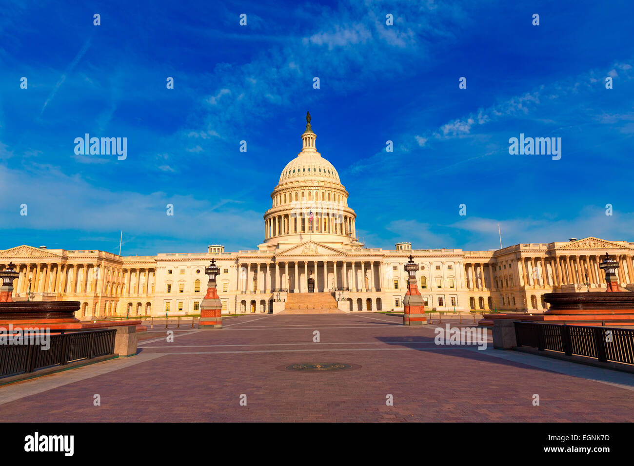 Capitol building Washington DC eastern facade USA US congress Stock ...