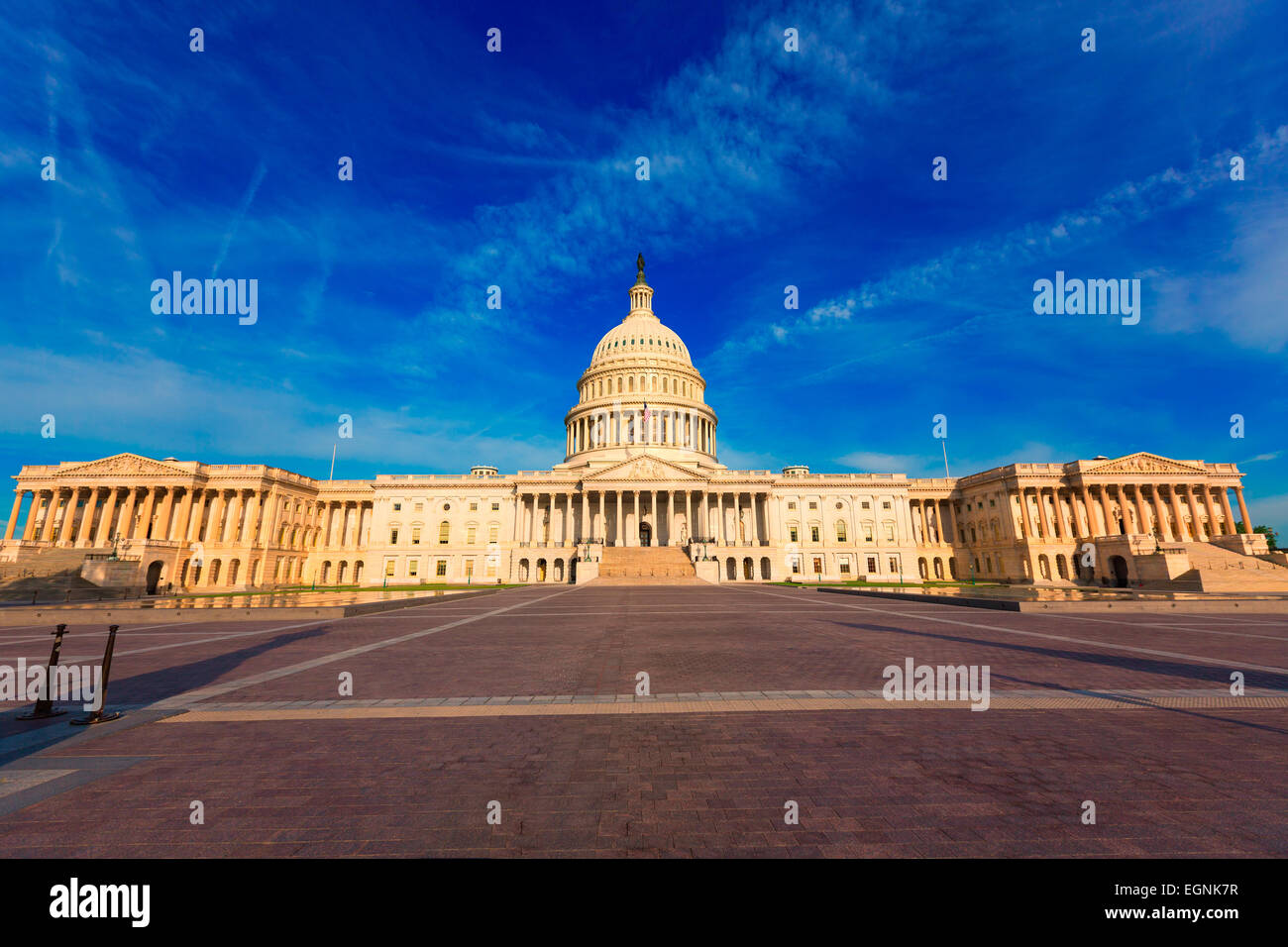 Capitol building Washington DC eastern facade USA US congress Stock ...