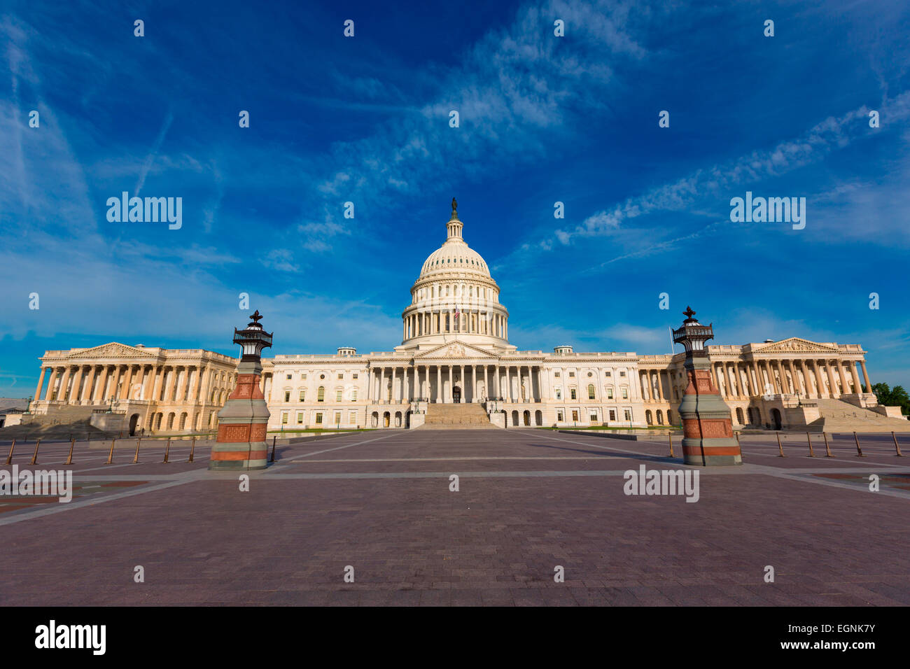 Capitol building Washington DC eastern facade USA US congress Stock ...