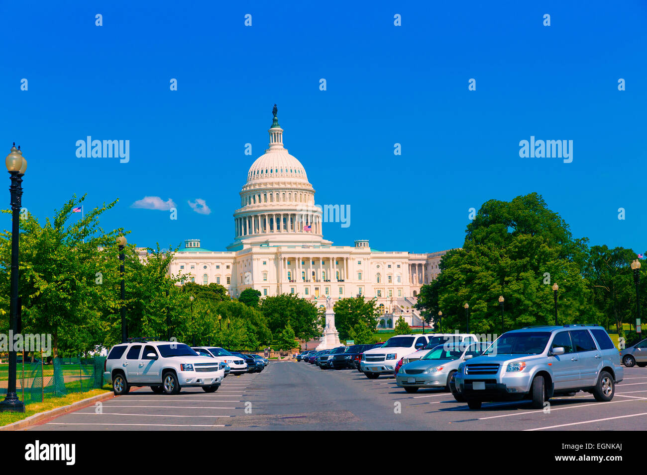 Washington dc capitol hill cars hi-res stock photography and images - Alamy
