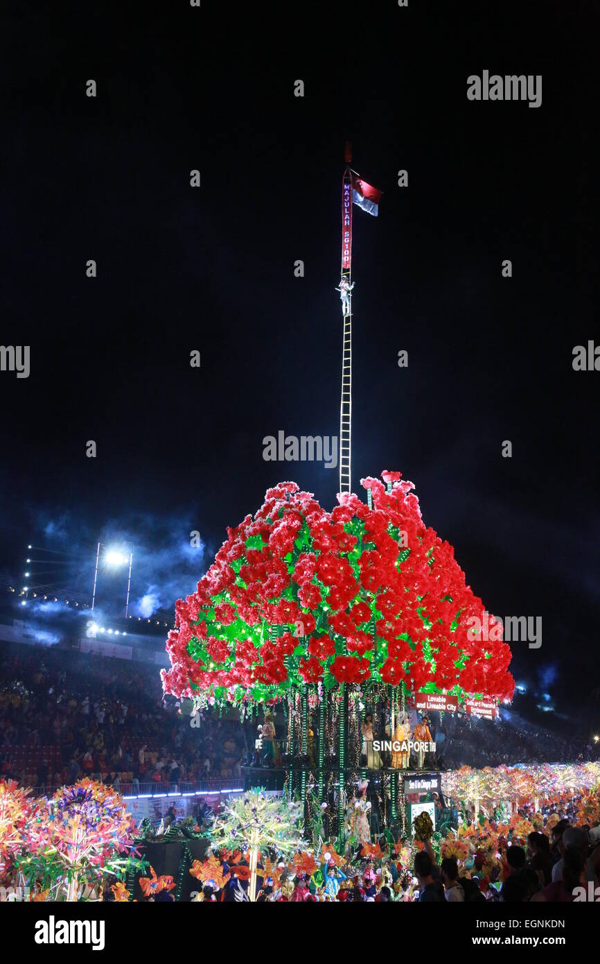 Singapore. 27th Feb, 2015. Photo taken on Feb. 27, 2015 shows the ...