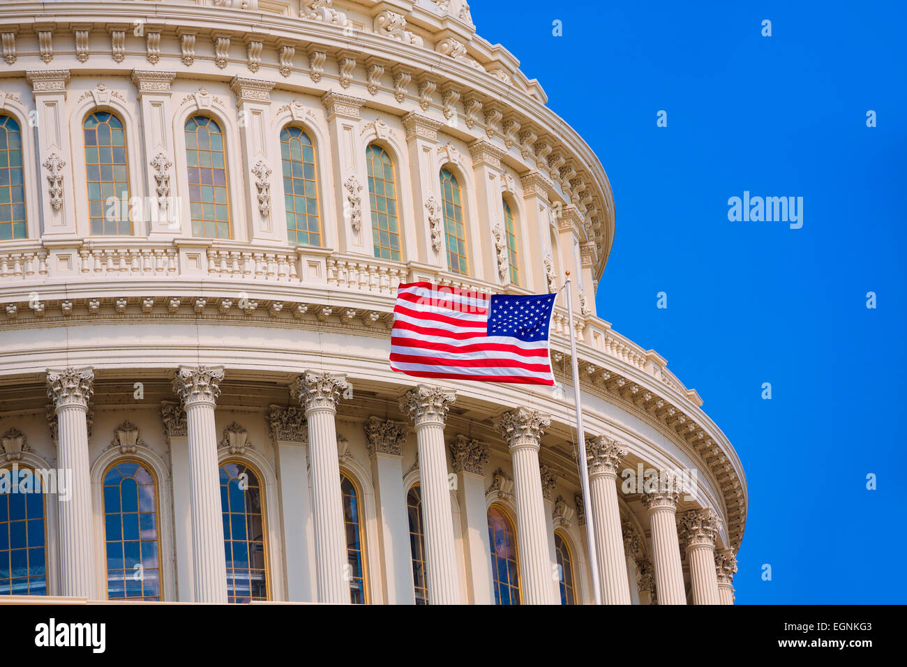 Capitol building Washington DC american flag USA congress US Stock ...